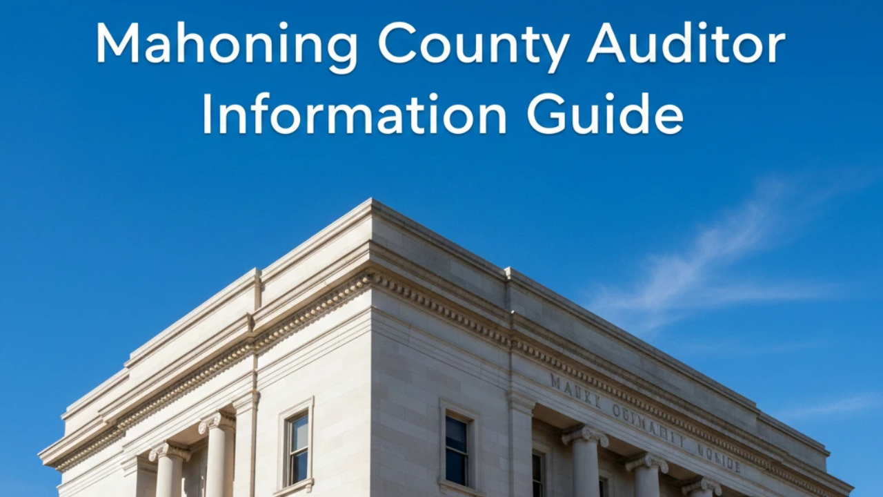 Mahoning County Auditor Information Guide